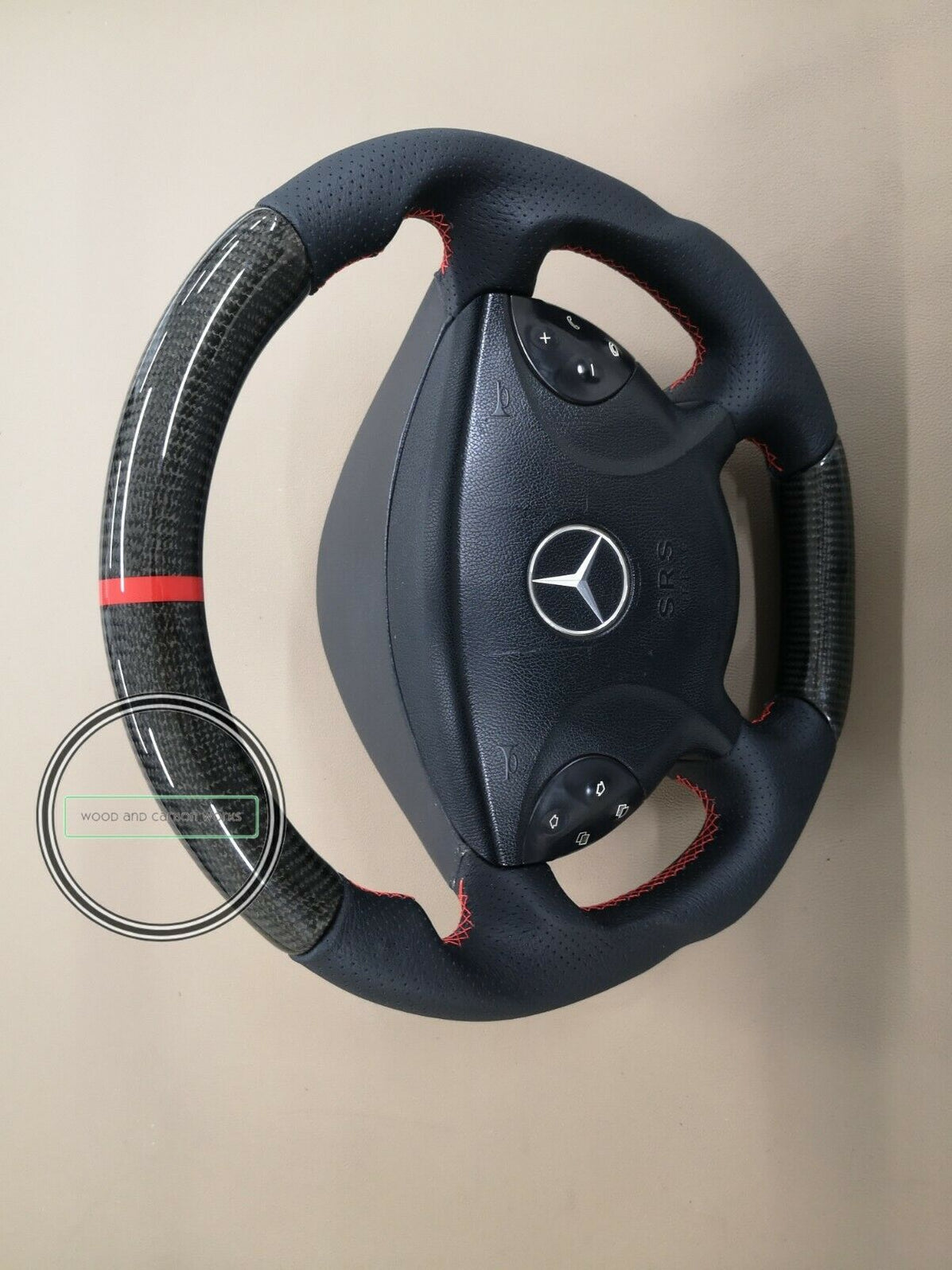 Mercedes-Benz W211 E320 E500 Carbon Steering Wheel AMG custom E CLASS ...