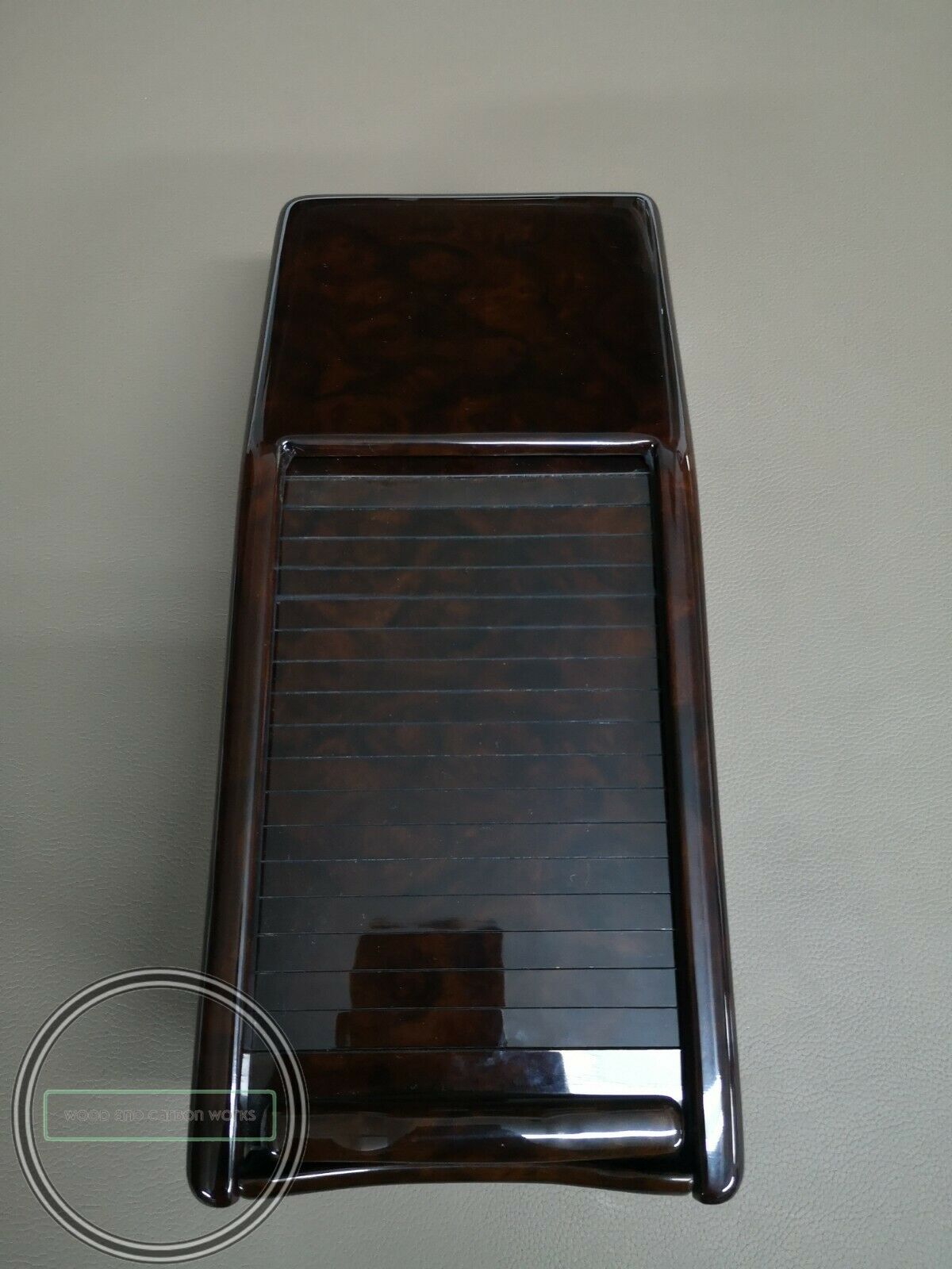 Mercedes W126 Box Wood Trim Burlwood Cassette Box for W126 SEC ...