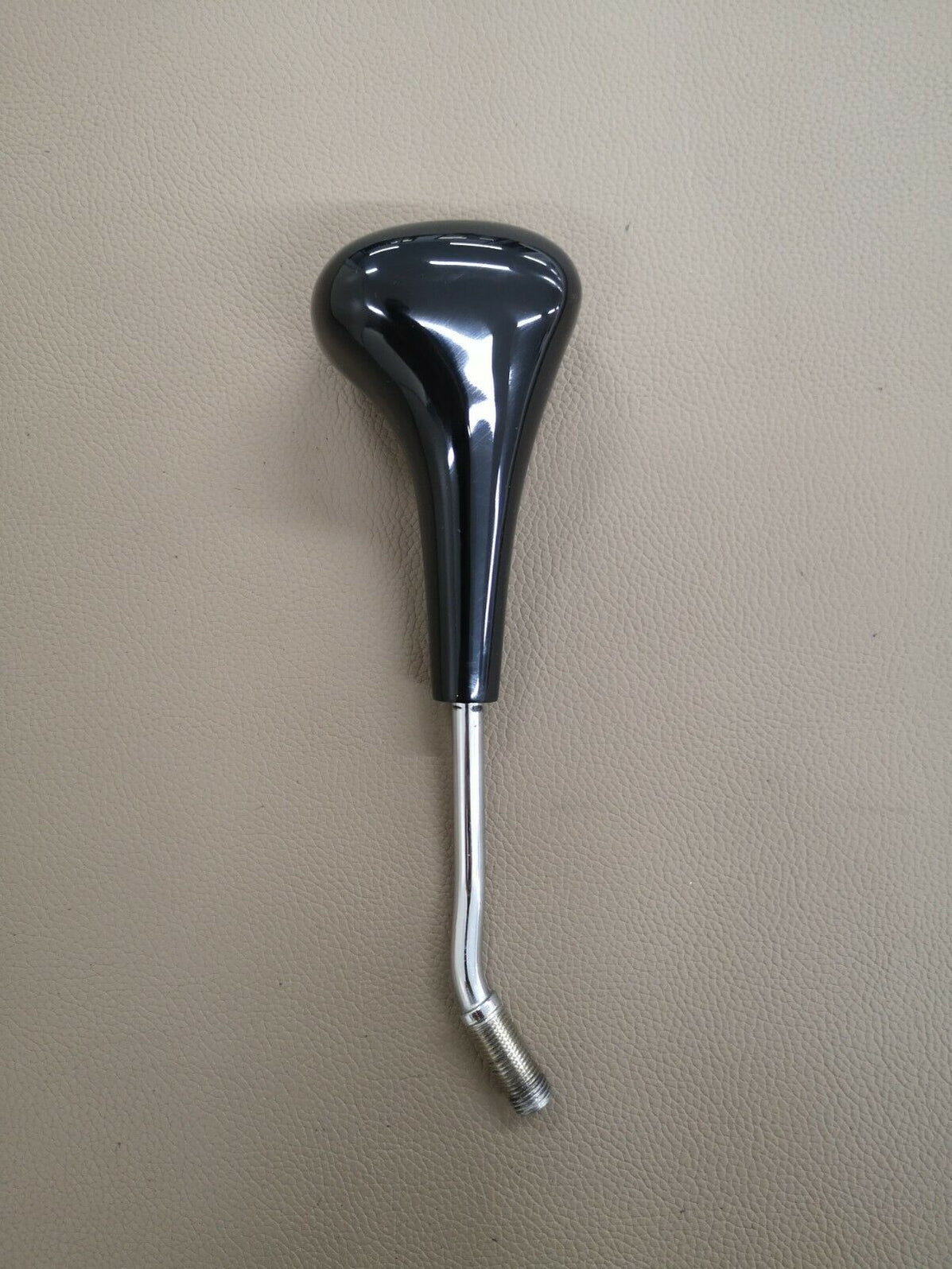 MERCEDES GEAR SHIFT KNOB FOR W124 AUTOMATIC Piano black with gold badg ...