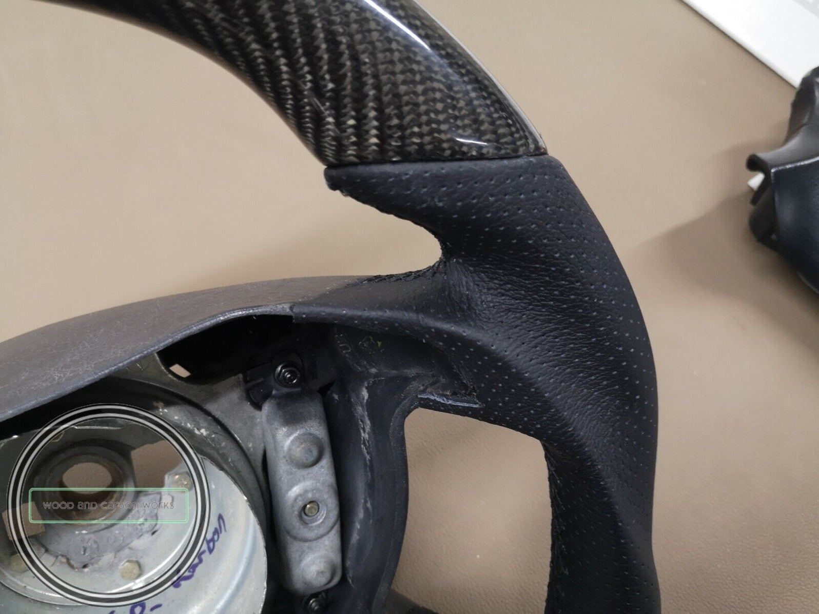Mercedes Benz R129 R170 SLK W208 CLK Carbon steering wheel set ...