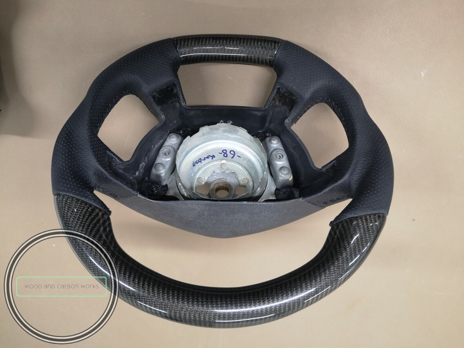 Mercedes Benz R129 R170 SLK W208 CLK Carbon steering wheel set ...
