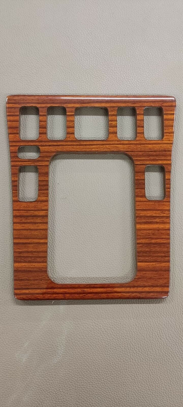Mercedes W201 Interior Shifter Frame Zebrano Wood Shifter Console Cent ...