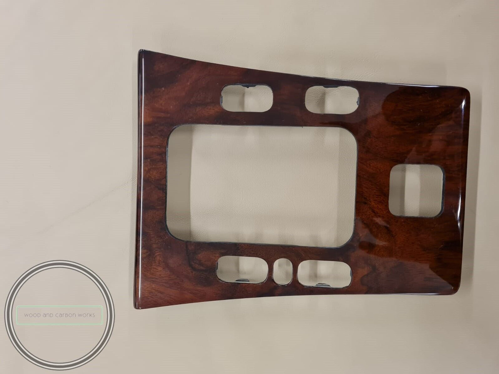 Mercedes w210 CENTER CONSOLE Wood Trim center BURLED WALNUT BURLWOOD ...